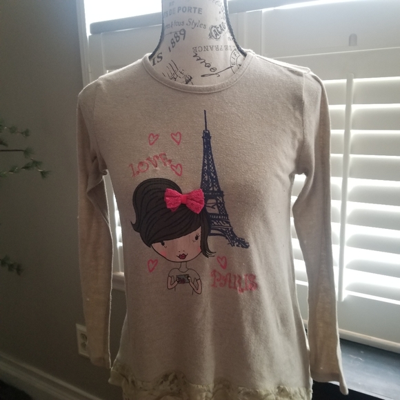 Poof! | Shirts & Tops | Juniors Girls Xl French Theme Poof Blouse In ...